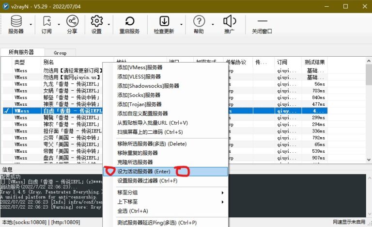 v2rayNG windows下如何使用教程-GoWall